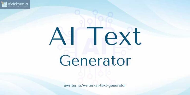 100% Premium Free AI Text Generator 2024 | aWriter.io